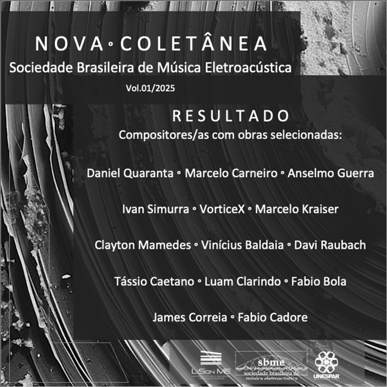 Nova Coletânea 2025: vol. 01 – Resultado da Chamada de Obras – SBME